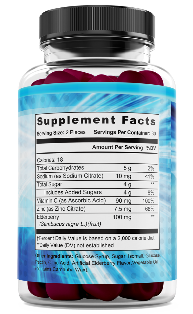 Elderberry Gummies by Angstrom Minerals