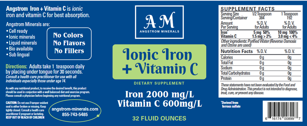 Angstrom Iron Supplement by Angstrom Minerals
