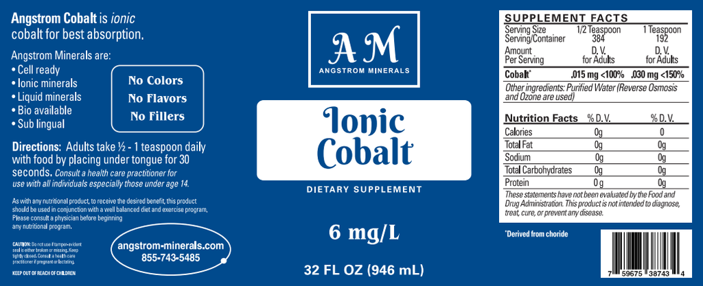 Cobalt Supplement by Angstrom Minerals
