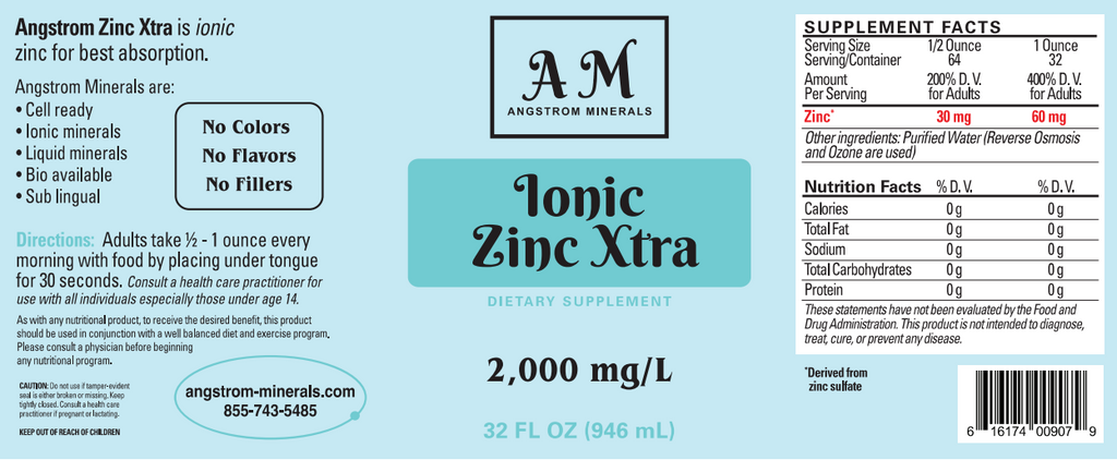 Angstrom Zinc Xtra Supplement
