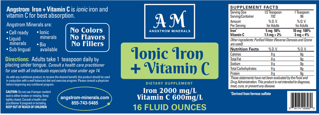 Angstrom Iron Supplement by Angstrom Minerals